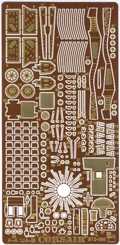 Part S72-088 F4U-4B Corsair Italeri