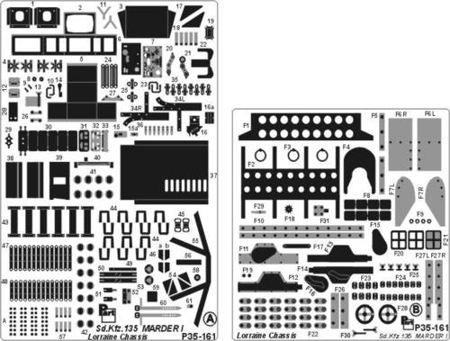 Part P35-161 Sd.Kfz 135 Marder I Lorraine chassis RPM