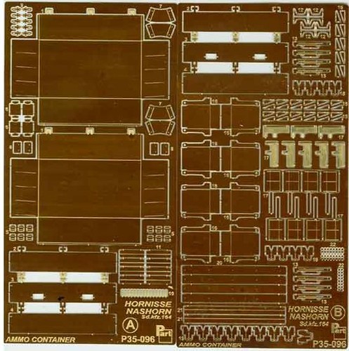 Part P35-096 Sd.Kfz 164 Hornisse, Nashorn ammo container Dragon