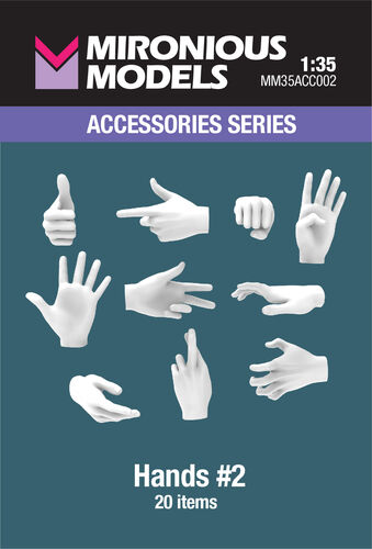 Mironious Models 35ACC002 Hands #2 (20pcs)