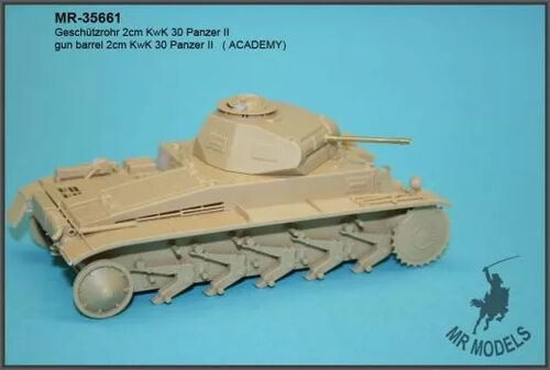 MR Modellbau 35661 Gun Barrel 2cm KwK 30 For Panzer II Ausf. F (For Academy)