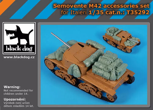 Black Dog T35292 Semovente M42 - Accessories Set (for Italeri Kits)