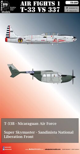 Aztec 72D105 Air Fights 1: T-33 vs Super Skymaster