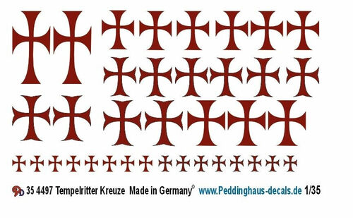 Peddinghaus-Decals 4497 Templar Crosses