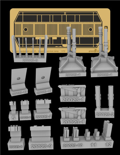 Green Strawberry 20023-1_72 Hangar Equipment vol. VI - Imperial Service Ramp