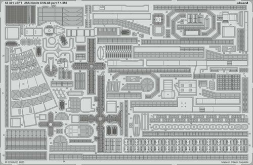 Eduard 53301 USS Nimitz CVN-68 Part 7 TRUMPETER