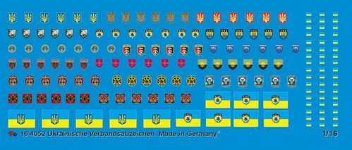 Peddinghaus-Decals 4052 Ukrainian Unit Emblems 2022