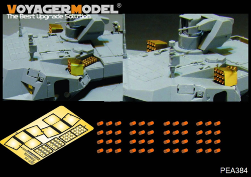 VoyagerModel.Co.Ltd PEA384 Modern Russian T-14 Armata MBT smoke discharger
