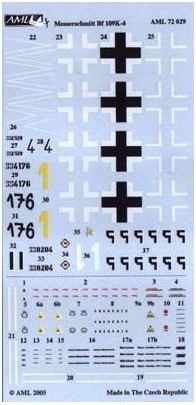 AML D72029 Messerschmitt Bf 109K-4 part II