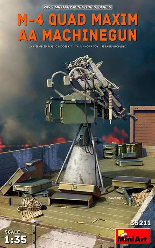 MiniArt 35211 M-4 Quad Maxim AA Machinegun