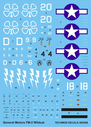 Techmod 48050 General Motors FM-2 Wildcat