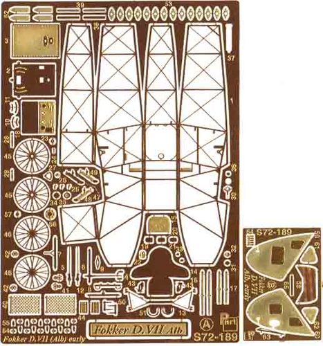 Part S72-189 Fokker D.VII (Alb) early Roden