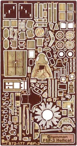 Part S72-177 F6F-3 Hellcat Italeri