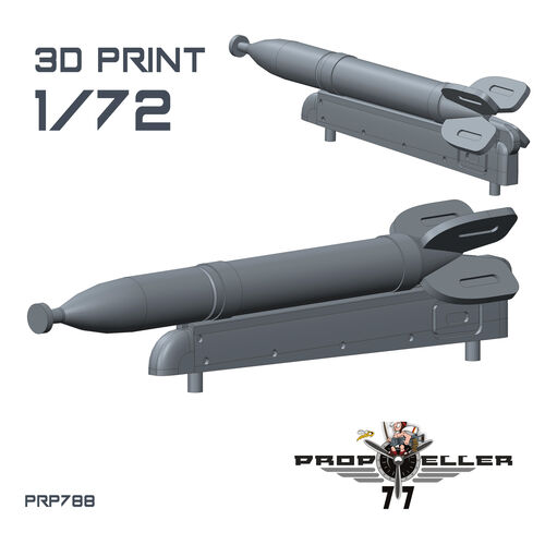 77propeller 788 RS-132 Soviet WW II Rockets – 4 Pieces