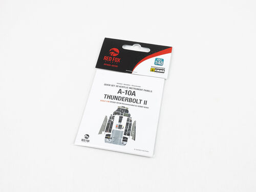Red Fox Studio QS-48106 Fairchild A-10 A Thunderbolt II - Instrument Panels (for Hobby Boss kits)