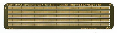 Five Star Model 351123 IJN WWII Upper Structure Platform Border for Vessels I