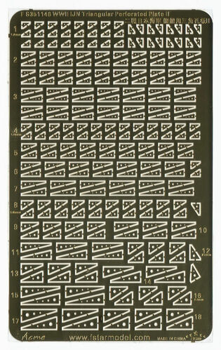 Five Star Model 351146 IJN WWII Triangular Perforated Plate II