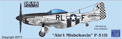 Draw Decal 32-P51-41A North American P-51 D - "Ain't Misbehavin" Gathering of Mustangs 1999