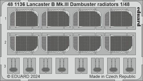Eduard 481136 Lancaster B Mk.III Dambuster Radiators HKM