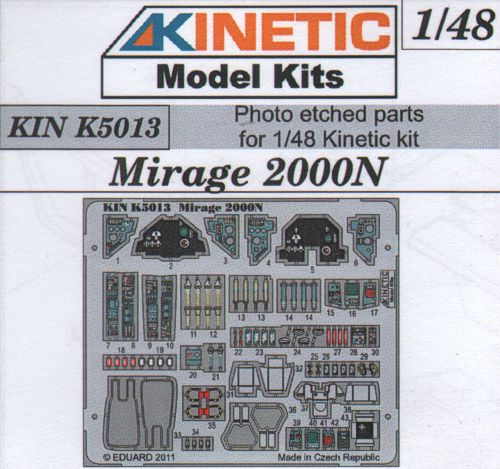 Kinetic 5013 Dassault Mirage 2000 N (designed to be used with Kinetic Model kits)