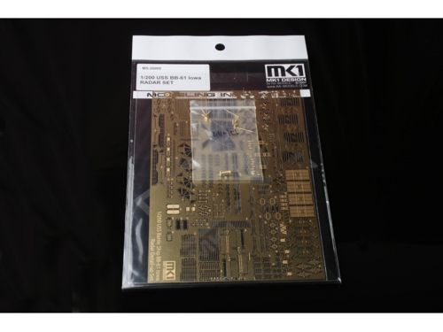 MK1 Design S20009 USS Iowa BB-61 Radar Detail-Up Set (designed to be used with Trumpeter kits)