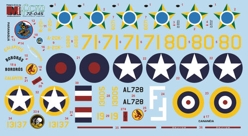 FCM 72045 Douglas A-20 B/C/H in FAB, USAAF and SAAF Service