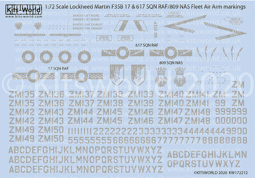 Kits World 172212 Lockheed-Martin F-35 B of the RAF and Fleet Air Arm