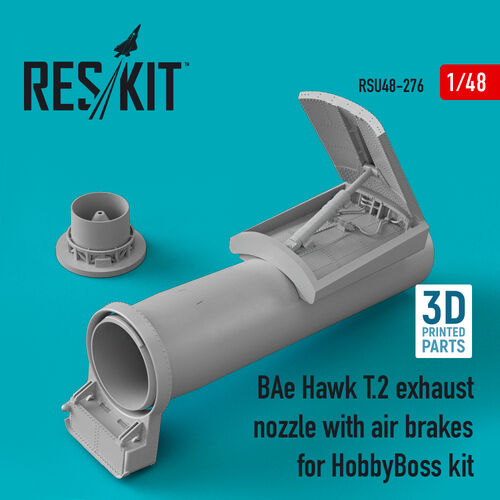 DISCONTINUED RES/KIT U48-0276 BAe Hawk T.2 Exhaust Nozzle With Air Brakes For HobbyBoss Kit (3D Printing)