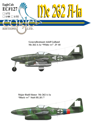 Eagle Editions D127-72 Me 262s based on Dora Vol. 2 book