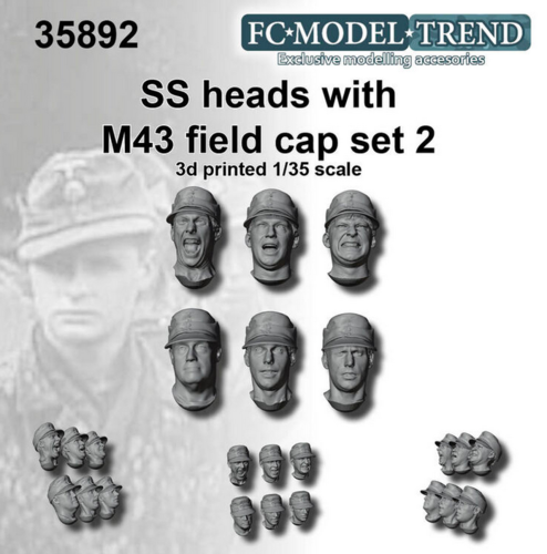 FC ModelTrend 35892 SS heads with M-43 cap