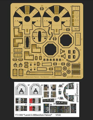 Green Strawberry 09119 YT-1300 Lando´s Millennium Falcon