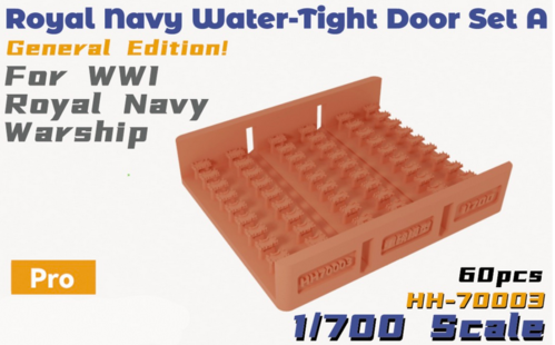 Heavy Hobby HH-70003 Royal Navy Water-Tight Door Set A General Edition For WWI Royal Navy Warship