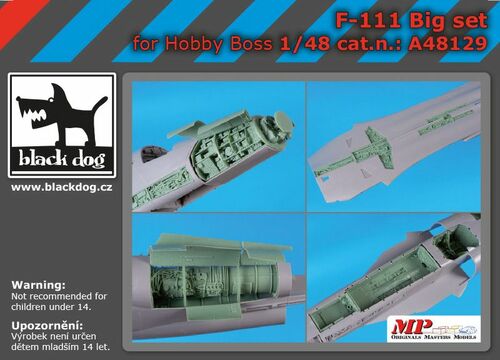 Black Dog A48129 F-111 big set for Hobby Boss