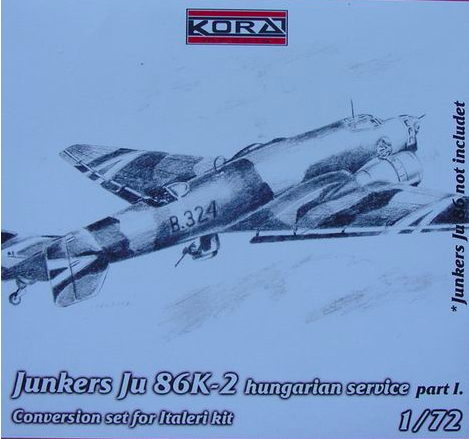 Kora Models C7224 Junkers Ju 86K-2 Hungary I. Version