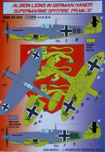 Kora Models KMD48020 Supermarine Spitfire PR.Mk.XI Luftwaffe