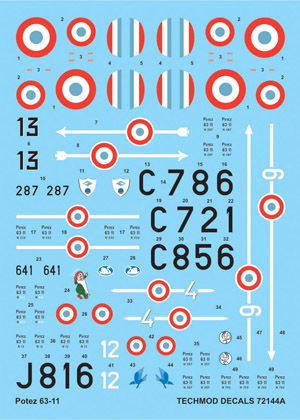 Techmod 72144 Potez 63-11