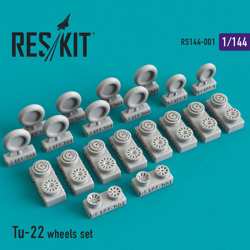 DISCONTINUED RES/KIT 144-0001 Tu-22 wheels set
