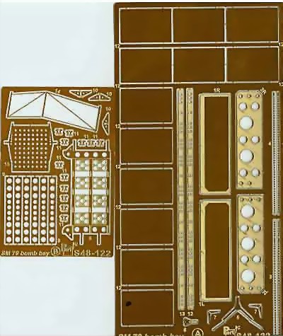 Part S48-122 Savoia SM.79 bomb bay Trumpeter