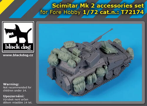Black Dog T72174 Scimitar Mk.2 - Accessories Set (for Fore Hobby Kits)