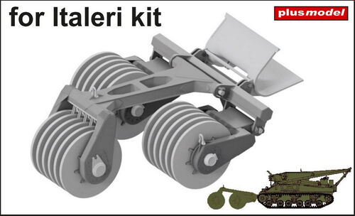 Plus Model 599 T1E1 US Sherman Mine Exploder - Italeri