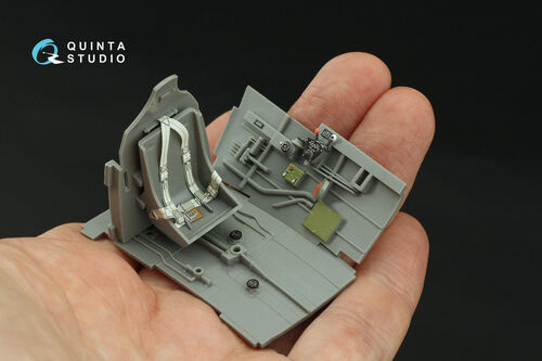 Quinta Studio QD32220 Curtiss P-40 N Late - 3D-Printed & Coloured Interior (for Hasegawa / Eduard kits)