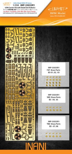 Infinimodel IMP35035R1 US Navy Carrier Aircraft Basic Set B (for Trumepter / Merit kits)