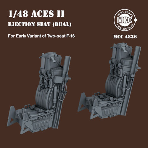 Mini Craft Collection 4826 ACES II Ejection Seats for F-16 Two-seat Variant Early (2 pcs)