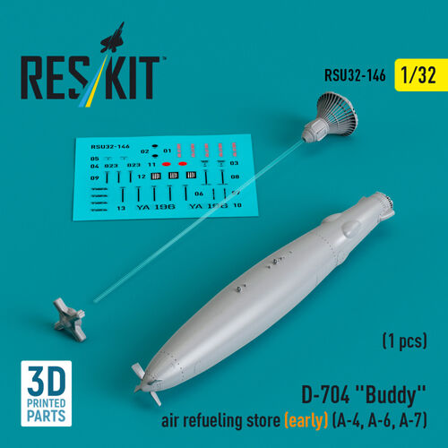 RES/KIT U32-0146 D-704 'Buddy' Air Refueling Store (Early) (1 pc) (A-4, A-6, A-7) (3D Printed)