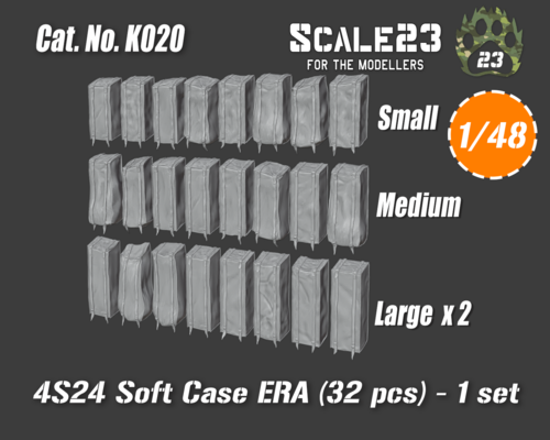 Scale23 48-K020 4S24 Soft Case ERA (32 pcs) - 1 set