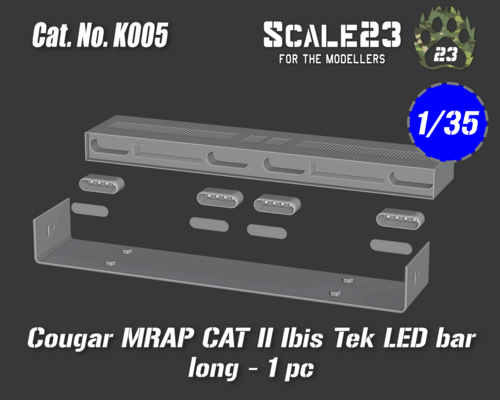 Scale23 35-K005 Cougar MRAP CAT II Ibis Tek LED bar long - 1 pc