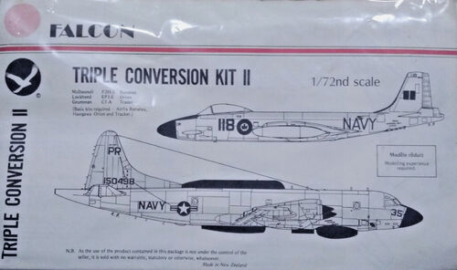 Falcon Model VC002 F2H-3 Banshee / Grumman Trader and EP-3E Orion (for Airfix and Hasegawa kits)