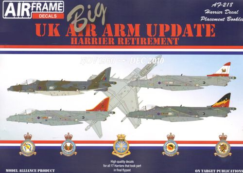 Airframe D32218 UK Air Arm Update Harrier Retirement (17 schemes)