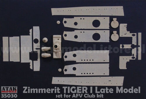 Atak Model 35030 Zimmerit Tiger I Ausf.E (for AFV Club kits)