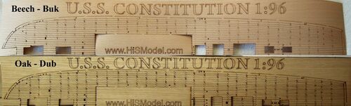 HiSModel D074-O Constitution - Oak wooden deck